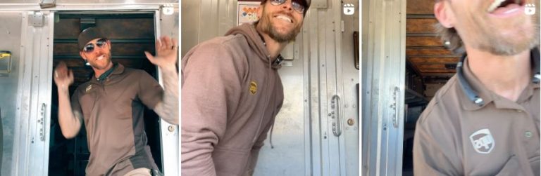 Joe, the dancing UPS man! – Tom Sullivan
